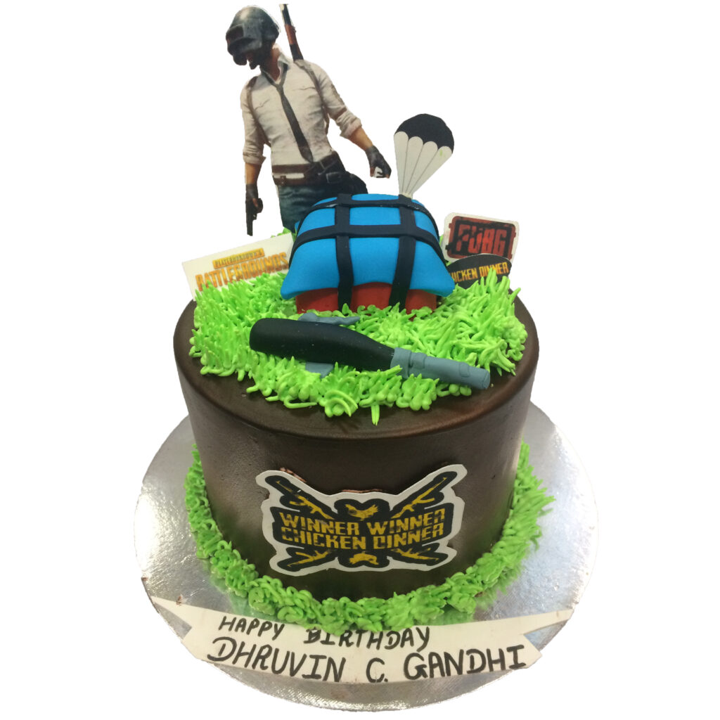 PubG Theme Cake (1Kg) - Cake Carnival| Online Cake | Fruits | Flowers ...